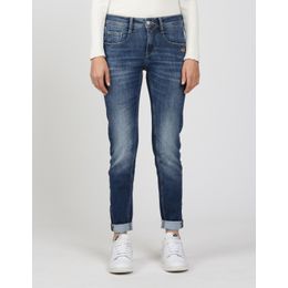 Relax-fit-Jeans Gang "Gang Jeans Relaxed Fit 94AMELIE", Damen, Gr. 26, denim blau, Denim/Jeans, 79% Baumwolle, 20% Polyester, 1% Elasthan, Jeans