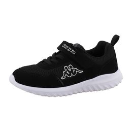 Sneaker Kappa "PINELLA", M&auml;dchen, Gr. 25, schwarz, wei&szlig;, Synthetik, Schuhe Sneaker