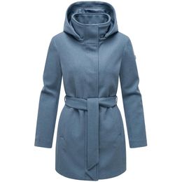 Marikoo Between-Seasons Coat 'Katalinaa 16' female Blue size XXL