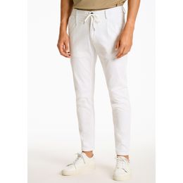 LINDBERGH Herren Stoffhose "LINDBERGH Freizeithose"cream wei&szlig;, Gr. XL, Obermaterial: 98% Baumwolle, 2% Elasthan, Hosen