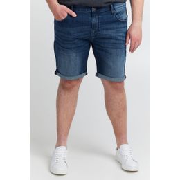 Jeansshorts Blend "BHBGrilitsch", Herren, Gr. 6XL, US-Gr&ouml;&szlig;en, denim dunkelblau, Web, 98% Baumwolle, 2% Elasthan, unifarben, regular fit kurz, Jeans Jeansshorts, Stilvolle 5-Pocket-Jeansshorts in gro&szlig;en Gr&ouml;&szlig;en