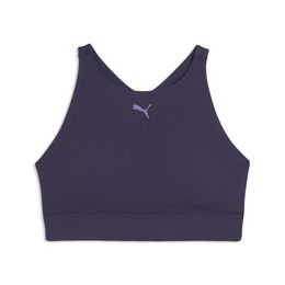 Sport-BH Puma "SHAPELUXE High Neck BH Damen", Damen, Gr. M, N-Gr, deep plum lila, Obermaterial: 82% Nylon, 18% Elasthan. Futter: 94% Polyester, 6% Elasthan, eng, BHs Sport-BH