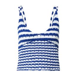 NA-KD Knitted Top 'Susanna' female Blue, White size L