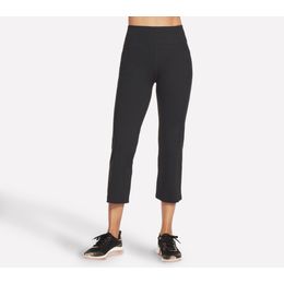 3/4-Leggings Skechers "GOWALK PANT LITE", Damen, Gr. XS (34), N-Gr, schwarz, Obermaterial: 88% Nylon, 12% Elasthan, Hosen, sportlicher Stil, f&uuml;r Fitness und sportliche Aktivit&auml;ten