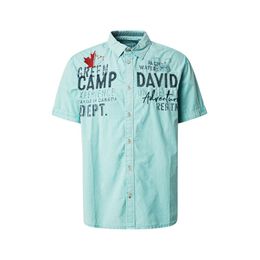 CAMP DAVID Button Up Shirt male Green size 4XL