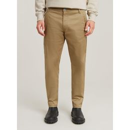 G-Star Raw Chinohose G-STAR "Morry Tapered Chino", Herren, Gr. 27, L&auml;nge 30, safari, Obermaterial: 50% Baumwolle, 47% Baumwolle, 3% Elasthan, Hosen Chinohose