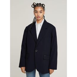 G-Star Raw Jackenblazer G-STAR "Big Boyfriend Oversized Blazer", Damen, Gr. XS, salute, Obermaterial: 75% Polyester, 14% Lyocell, 8% Wolle, 3% Elasthan, Blazer