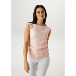 T-Shirt Aniston SELECTED, Damen, Gr. 38, rose, Jersey, Obermaterial: 99% Polyester, 1% Elasthan, Strukturmuster, unifarben, figurbetont h&uuml;ftbedeckend, Rundhals, Shirts T-Shirt, mit moderner Oberfl&auml;chenstruktur - NEUE KOLLEKTION