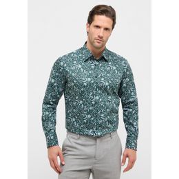 Eterna Herren Langarmhemd "MODERN FIT"smaragd, Gr. 42, Twill, 100% Baumwolle, Hemden, NON IRON (b&uuml;gelfrei)