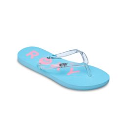 Sandale Roxy "Rg Viva Jelly", Jungen, Gr. 34, aqua splah, Obermaterial:Obermaterial: 98% Synthetik/2% Metall, Futter: 100% Synthetik, Laufsohle: 100% Schwammgummi;, Schuhe Sandale