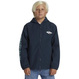 Outdoorjacke Quiksilver "Rain Cloud", Jungen, Gr. 12, blau (schwarz navy), 65% Baumwolle, 35% Nylon, Jacken Outdoorjacke