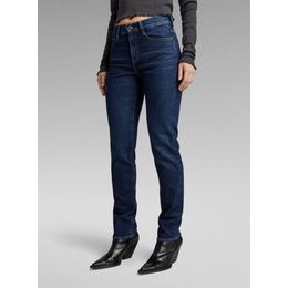 G-Star Raw 5-Pocket-Jeans G-STAR "Ace 2.0 Slim Straight Jeans", Damen, Gr. 24, L&auml;nge 30, worn in aster blau, Obermaterial: 2% Elasthan, Jeans 5-Pocket-Jeans