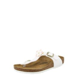 Birkenstock Zehentrenner 'Gizeh Flowers' M&auml;dchen Gr&ouml;&szlig;e 37 ros&eacute; / wei&szlig;