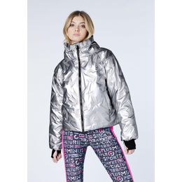 Steppjacke Chiemsee, Damen, Gr. M (38), silber (silber metalic), 100% Polyester, Jacken Steppjacke