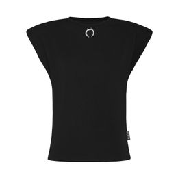 Tanktop Philipp Plein "Tanktop", Damen, Gr. S, 02, schwarz, Obermaterial: 100% Baumwolle, Tops Tanktop
