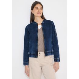 Jeansjacke Cecil, Damen, Gr. S (38), mid blau used wash, Jacken Jeansjacke, im Denim-Style