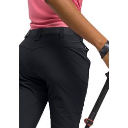 Caprihose Maier Sports "Inara slim 3/4", Damen, Gr. 38, Normalgr&ouml;&szlig;en, schwarz, 90% Polyamid, 10% Elasthan, Hosen Caprihose, Damen Wanderhose, atmungsaktive Outdoorhose, 3/4 Hose mit 3 Taschen