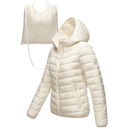 Marikoo Between-Season Jacket 'Pack Mich Ein' female White size L