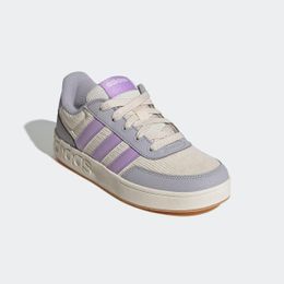 Damen Sneaker "BREAKBASE KIDS", adidas Sportswear, Gr. 39wonder wei&szlig;, powder plum, glory grau, Synthetik, Textil, Schuhe, f&uuml;r Kinder & Jugendliche