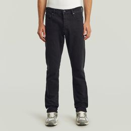 G-Star Raw Regular-fit-Jeans G-STAR "3301 Straight Tapered", Herren, Gr. 34, L&auml;nge 30, washed schwarz, Denim/Jeans, Obermaterial: 98% Baumwolle, 2% Elasthan, normal normal, Jeans