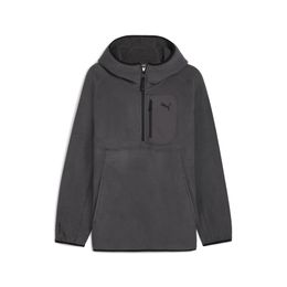 Hoodie Puma "PumaTECH Kapuzenjacke Herren", Herren, Gr. L, dusky gray, Obermaterial: 100% Polyester; Aufgesetzte Tasche: 100% Nylon; Seitentasche &ndash; Oben: 100% Polyester, relaxed fit, Sweatshirts Hoodie