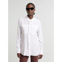 G-Star Raw G-STAR Damen Langarmshirt "Slim Pocket Hemd"brilliant wei&szlig;, Gr. XXS, Obermaterial: 100% Modal, Shirts