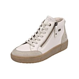 Sneaker Remonte "Remonte Sneaker Glattleder", Damen, Gr. 38, beige, Glattleder, Schuhe Sneaker