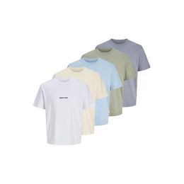 Jack & Jones Jack & Jones Shirt 'JORNorrebro' male Beige, Blue, Green, White size M