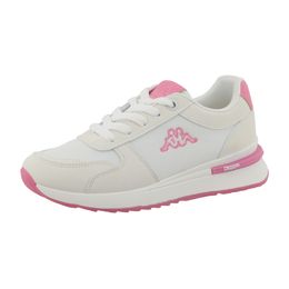 Sneaker Kappa "EJLA", Herren, Gr. 40, wei&szlig;, pink, Synthetik, Schuhe Sneaker