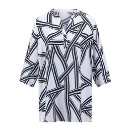 Emilia Lay - Long-Bluse, weiss, Gr. 56 / 3XL