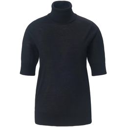 Peter Hahn - Rollkragen-Pullover, schwarz, Gr. 52 / XXL - Schurwolle