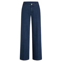 Peter Hahn - Wide Fit-Jeans, denim, Gr. 38 / S - Baumwolle