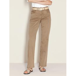 Toni - Jeans Modell Liv Straight, beige, Gr. 22 - Lyocell