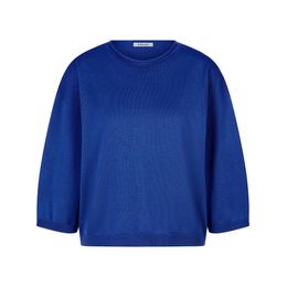 Peter Hahn - Rundhals-Pullover aus 100% SUPIMA -Baumwolle, blau, Gr. 42 / M - Baumwolle