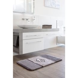 Badematte Grund Gr. 3, grau (taupe), rechteckig (60cm x 100cm ), 1 Stk., Badematten, Badematte