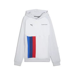 Puma Herren Sweatjacke "BMW M MOTORSPORT PumaTECH-X Hoodie Herren"silber mist gray, Gr. XL, Obermaterial: 33% Polyester, 67% Baumwolle;