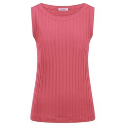 efixelle - Rundhals-Top, pink, Gr. 52 / XXL - Baumwolle