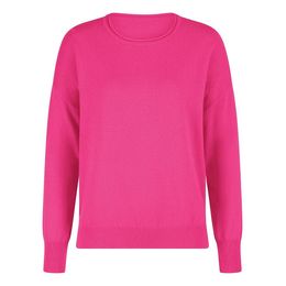 Peter Hahn - Rundhals-Pullover, pink, Gr. 44 / L - Schurwolle