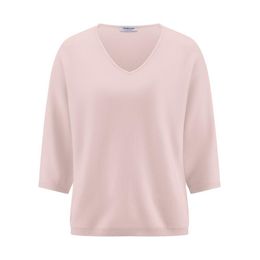 Peter Hahn - V-Pullover mit Kaschmir, ros&eacute;, Gr. 40 / M - Schurwolle