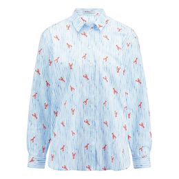 Peter Hahn - Long-Bluse, weiss, Gr. 44 / L - Baumwolle