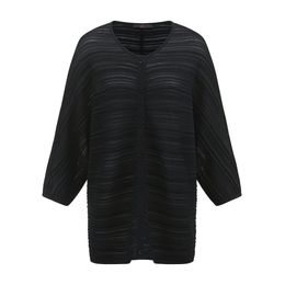 Emilia Lay - Strickjacke, schwarz, Gr. 54 / XXL - Baumwolle