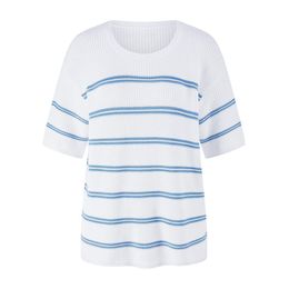 Emilia Lay - Rundhals-Pullover, weiss, Gr. 50 / XL - Baumwolle