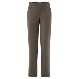 Brax - 7/8-Hose Modell Carina Cord, beige, Gr. 44 / L - Baumwolle