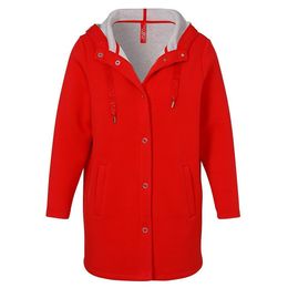 Via Appia Due - Sweatjacke, rot, Gr. 52 / XXL