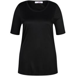 Emilia Lay - Rundhals-Shirt, schwarz, Gr. 44 / L