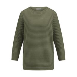 Peter Hahn - Pullover mit U-Boot-Ausschnitt, gr&uuml;n, Gr. 40 / M - Baumwolle