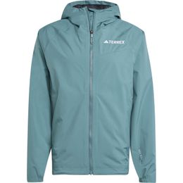 Adidas MULTI 2L Regenjacke Herren - Gr&ouml;&szlig;e M - gr&uuml;n