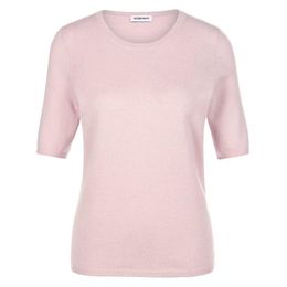 Peter Hahn - Rundhals-Pullover aus Schurwolle und Kaschmir, ros&eacute;, Gr. 40 / M - Schurwolle