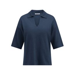 Peter Hahn - Polo-Pullover, blau, Gr. 36 / S