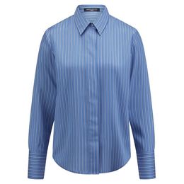 Fadenmeister Berlin - Bluse mit 1/1-Arm, blau, Gr. 44 / L - Seide